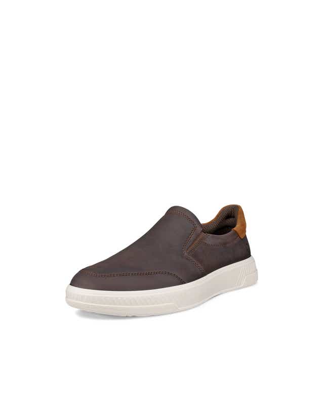 Men's ECCO® Move Nubuck Slip-On | Brown
