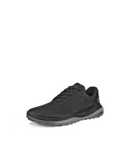Men's ECCO® Golf LT1 Leather Waterproof Shoe | Black