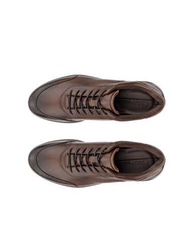 Men's ECCO® Aquet Leather Shoe | Brown