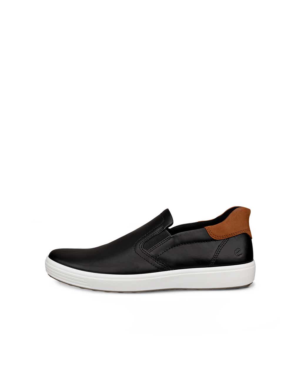 Męskie skórzane sneakersy ECCO® Soft 7 | Czarny
