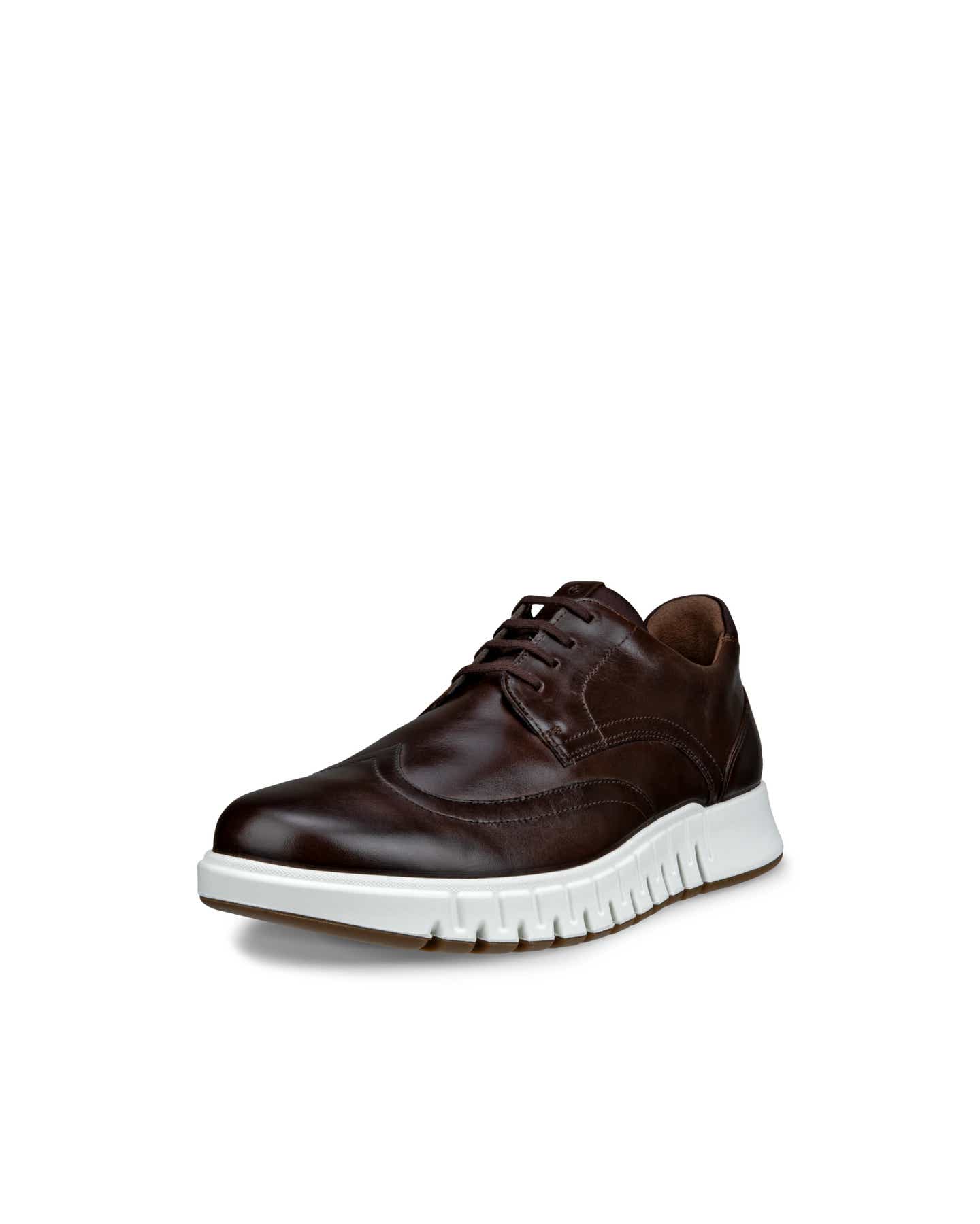 Men's ECCO® Gruuv Hybrid Leather Wingtip Shoe | Brown