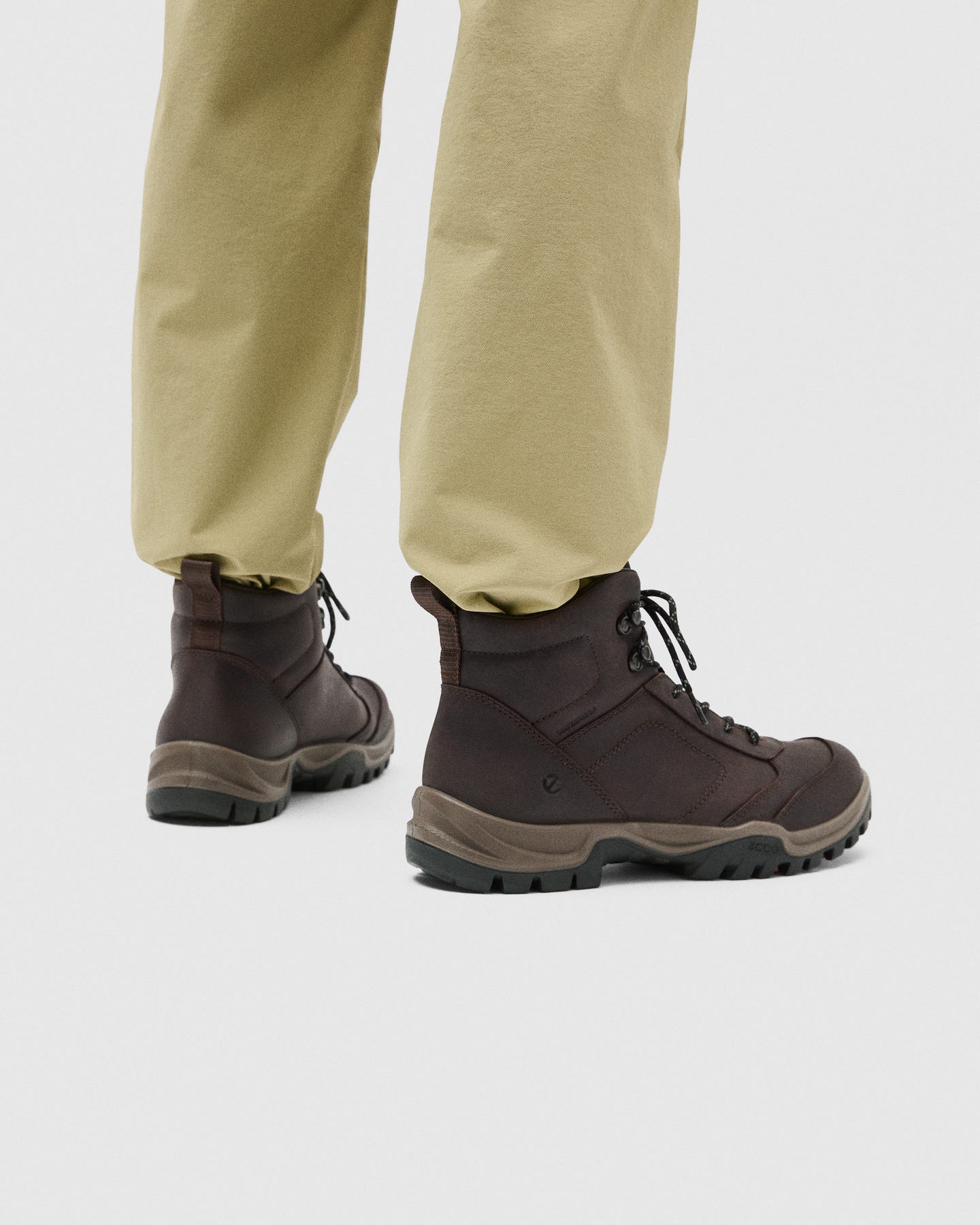 Men's ECCO® XPEDITION III Nubuck Waterproof Mid-Cut Outdoor Boot | Brown