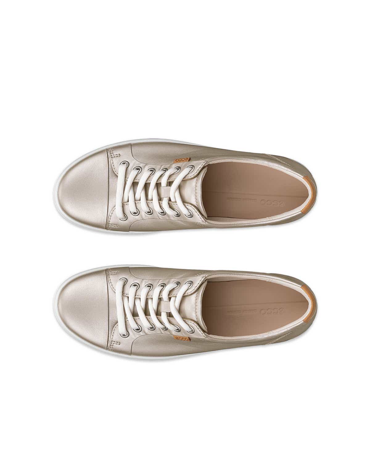 Women's ECCO® Soft 7 Leather Sneaker | Gold