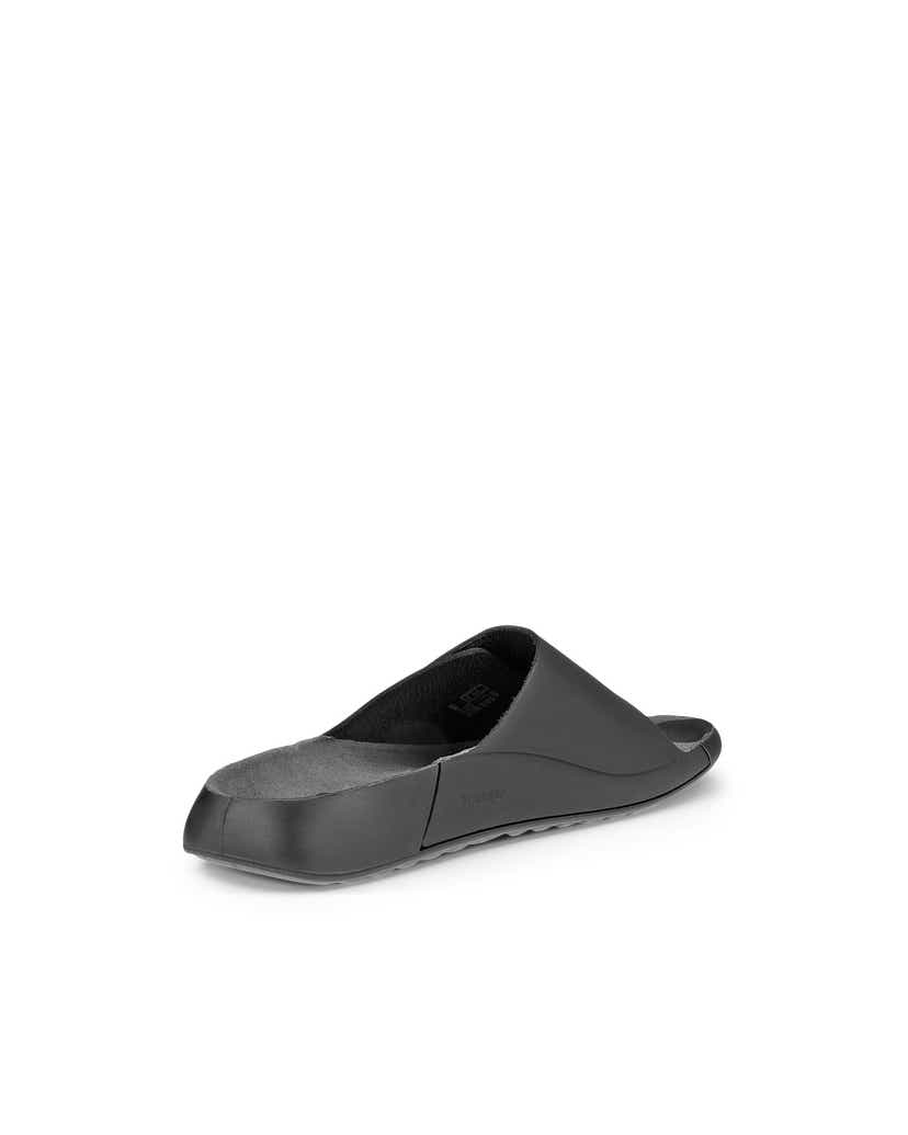 Women's ECCO® Cozmo Leather Slider | Black