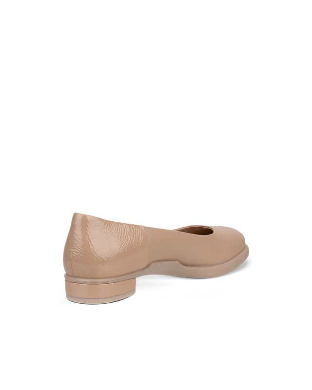 Women's ECCO® Sculpted LX Leather Ballerina | Brown