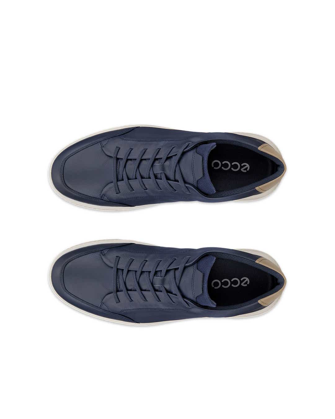 ECCO® MOVE heren leren schoen | Blauw