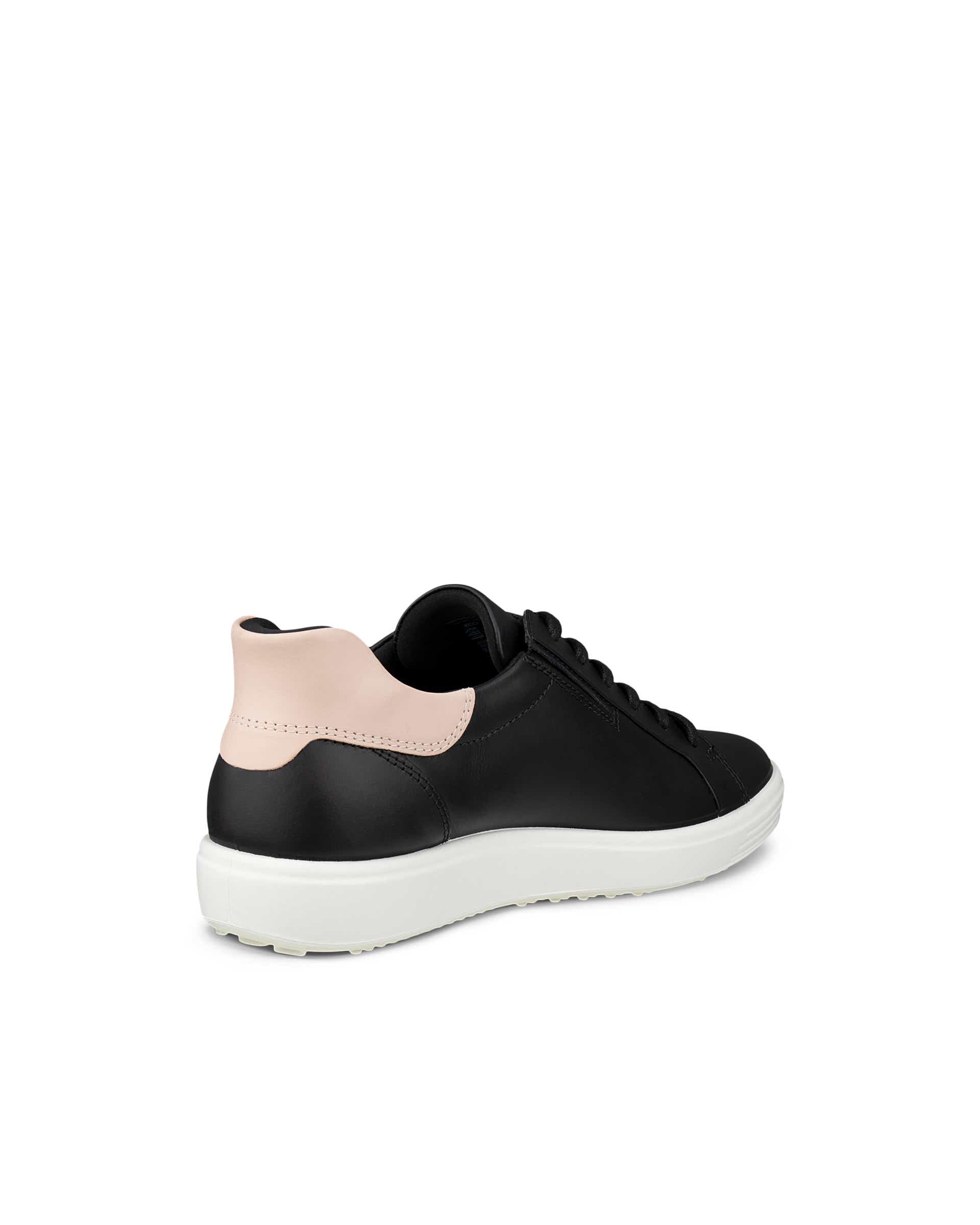 Women's ECCO® Soft 7 Leather Slip-In Sneaker | Black