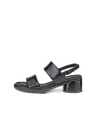 Women's ECCO® Sculpted LX 35 Leather Heeled Sandal | Black