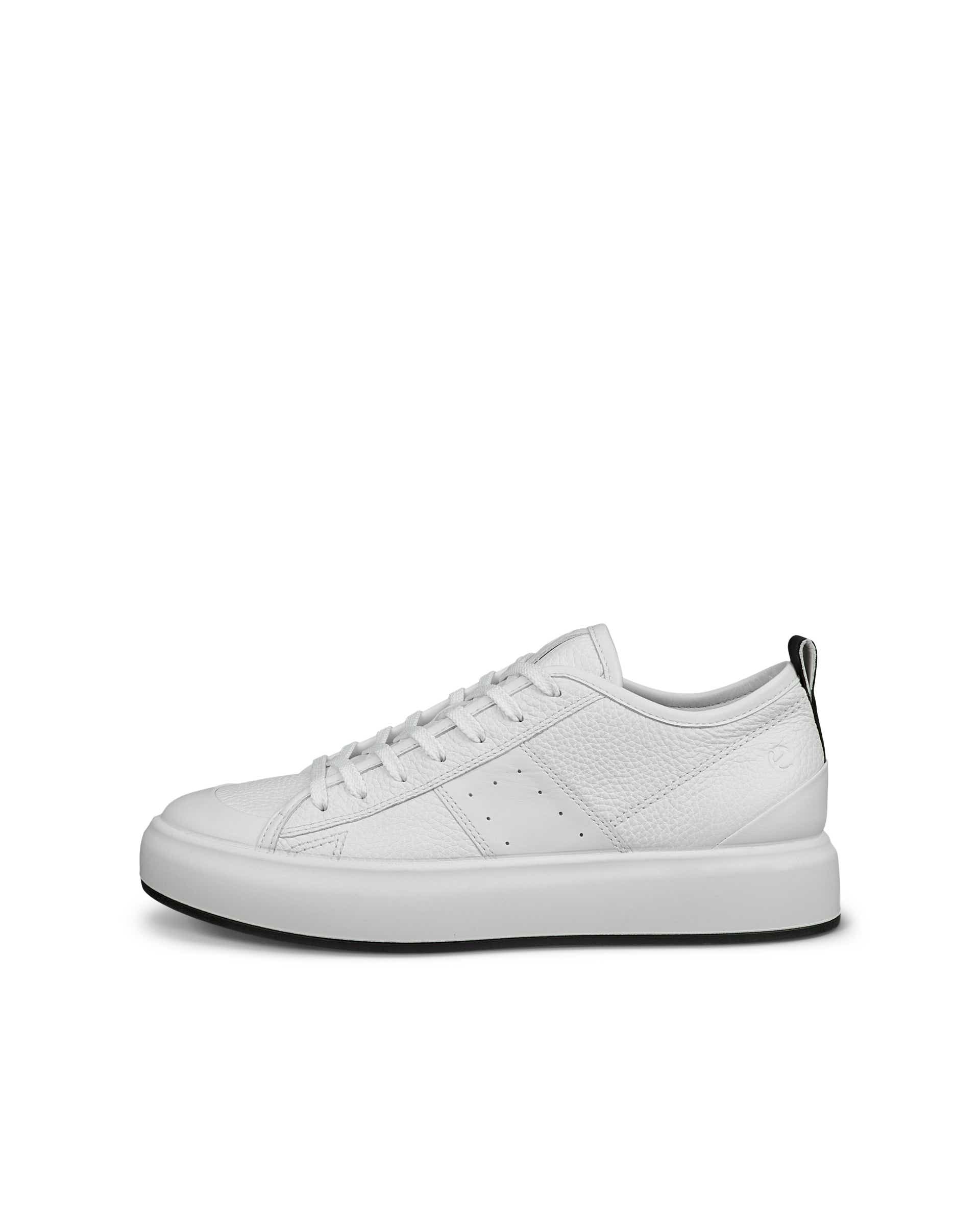 Women's ECCO® Street Ace Leather Sneaker | White