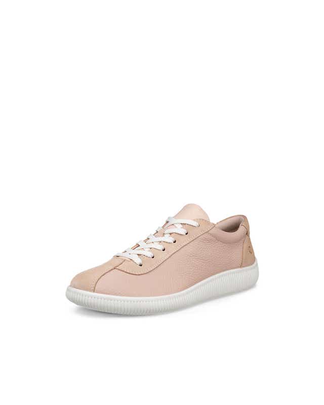 Women's ECCO® Soft Zero Leather Sneaker | Pink