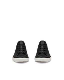 Men's ECCO® Soft 7 Leather Lace-Up Shoe | Black