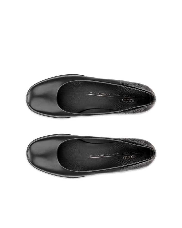 Women's ECCO® Sculpted LX Leather Ballerina | Black