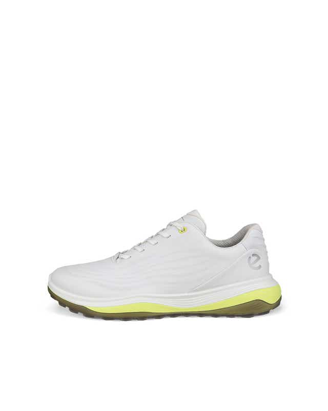 Men's ECCO® Golf LT1 Leather Waterproof Golf Shoe | White
