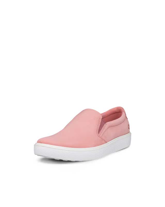 Women's ECCO® Soft 60 Nubuck Sneaker | Pink
