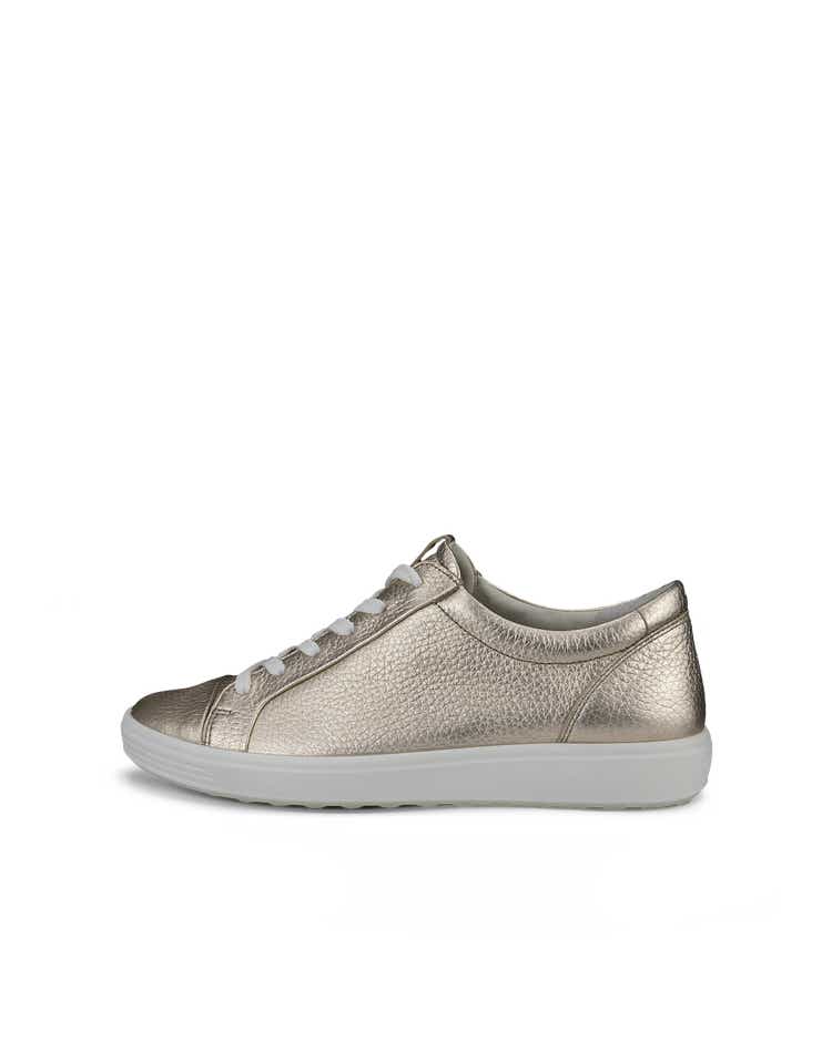 Women's ECCO® Soft 7 Leather Sneaker | Yellow