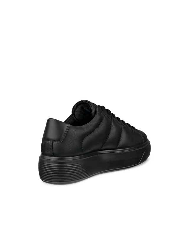 ECCO Street Platform ウィメンズ レザープラットフォームスニーカー | ブラック