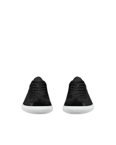 Men's ECCO® Soft Zero Leather Sneaker | Black