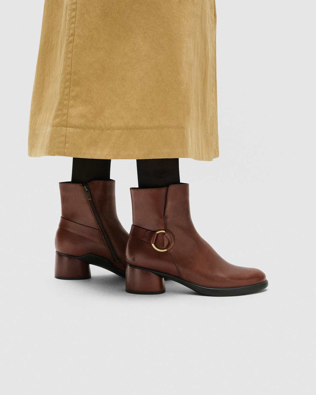Women's ECCO® Sculpted LX 35 Leather Ankle Boot | Brown