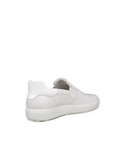 Women's ECCO® Soft 7 Leather Slip-In Shoe | White