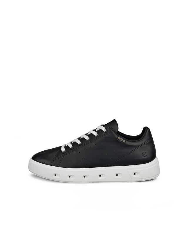 Women's ECCO® Street 720 Leather Gore-Tex Sneaker | Black