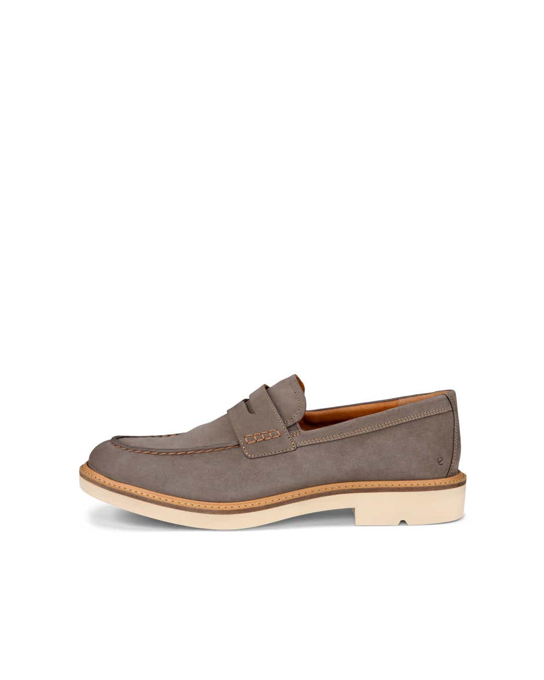 Men's ECCO® Metropole London Nubuck Moc-Toe Shoe | Grey