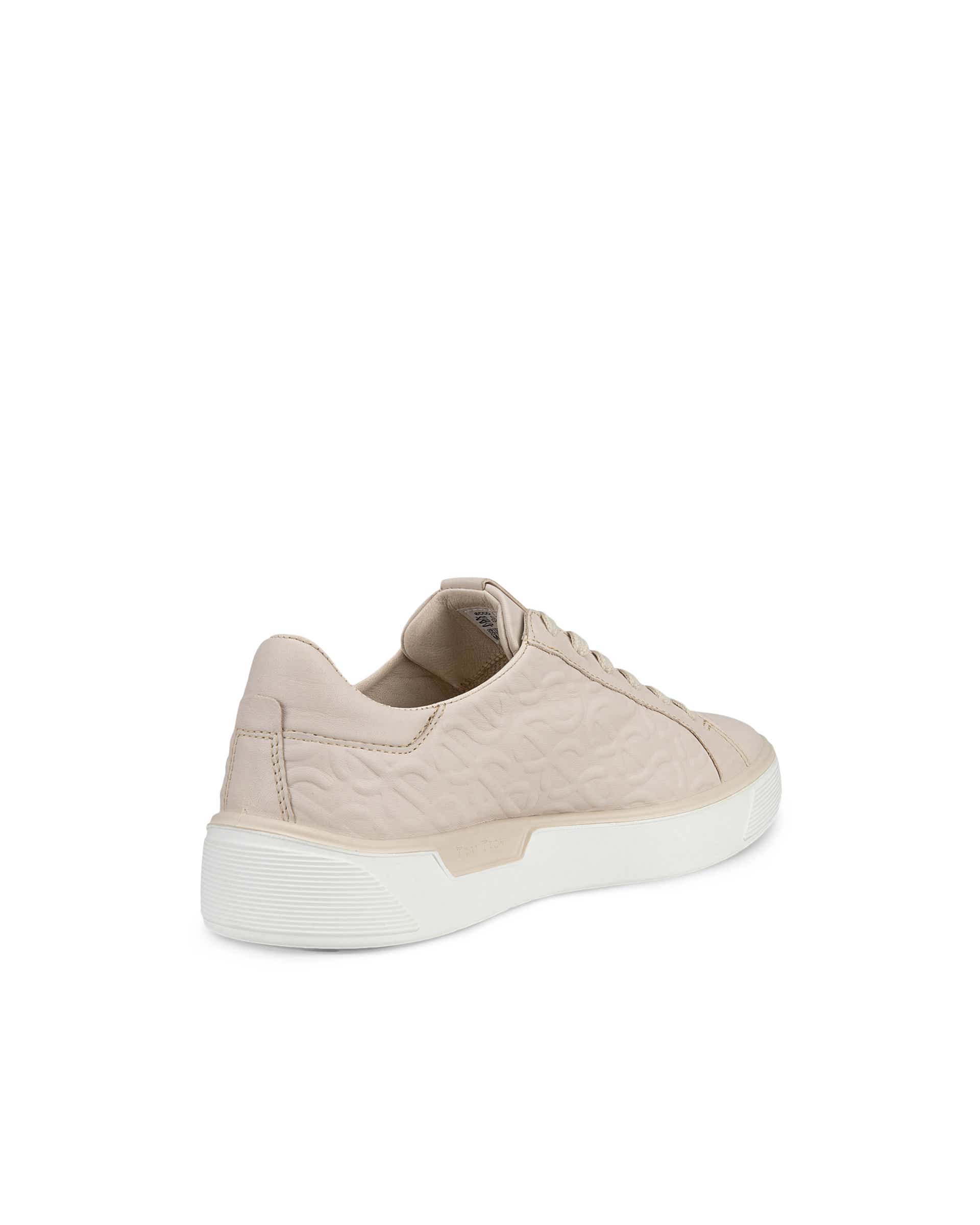 Women's ECCO® Street Tray Leather Sneaker | Beige
