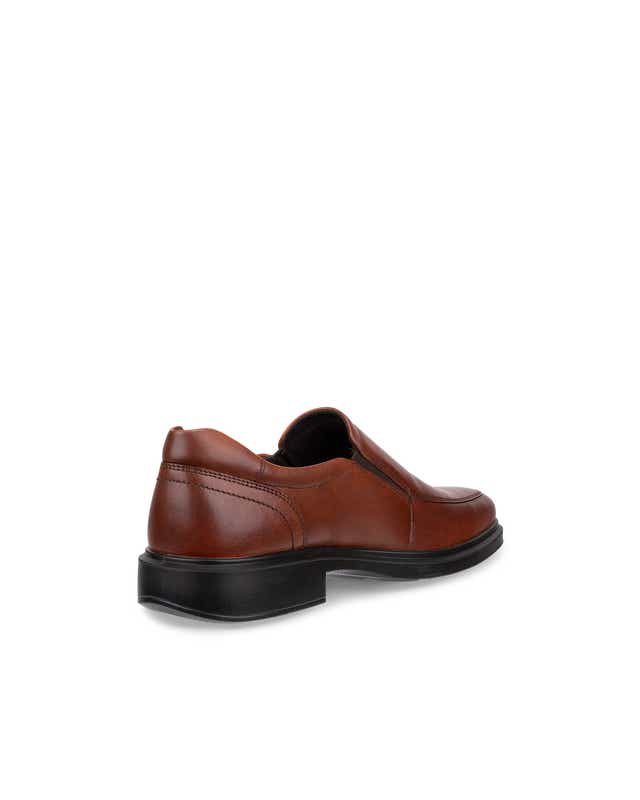 Men's ECCO® HELSINKI 2 Leather Slip-On | Brown
