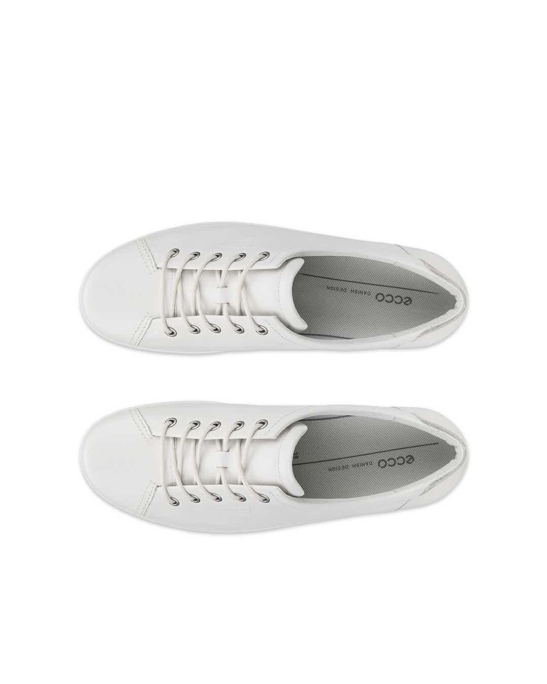 Women's ECCO® Soft 2.0 Leather Walking Shoe | White