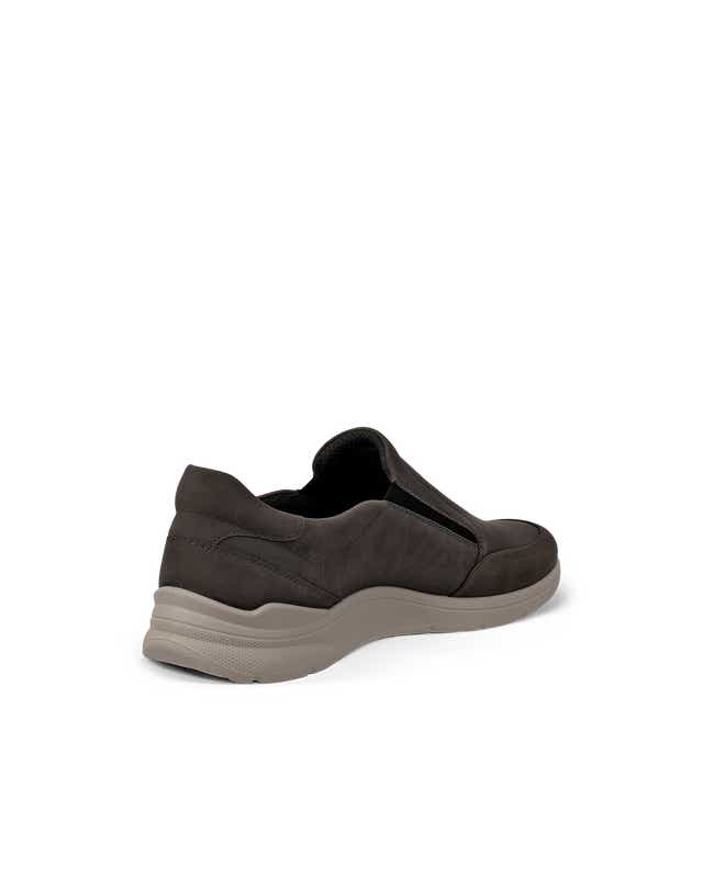 Men's ECCO® IRVING Nubuck Slip-On | Grey