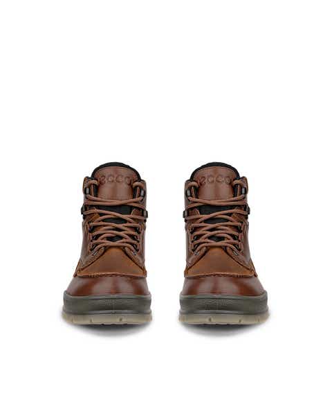 Men's ECCO® Track 25 Leather Gore-Tex Mid-Cut Boot | Brown