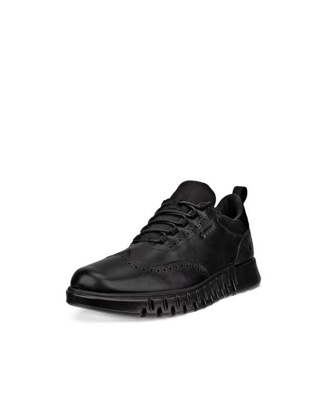 ECCO GRUUV STUDIO GTX MEN メンズ レザースニーカー | ブラック