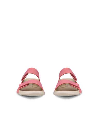 Women's ECCO® Cozmo Nubuck Two Strap Sandal | Pink