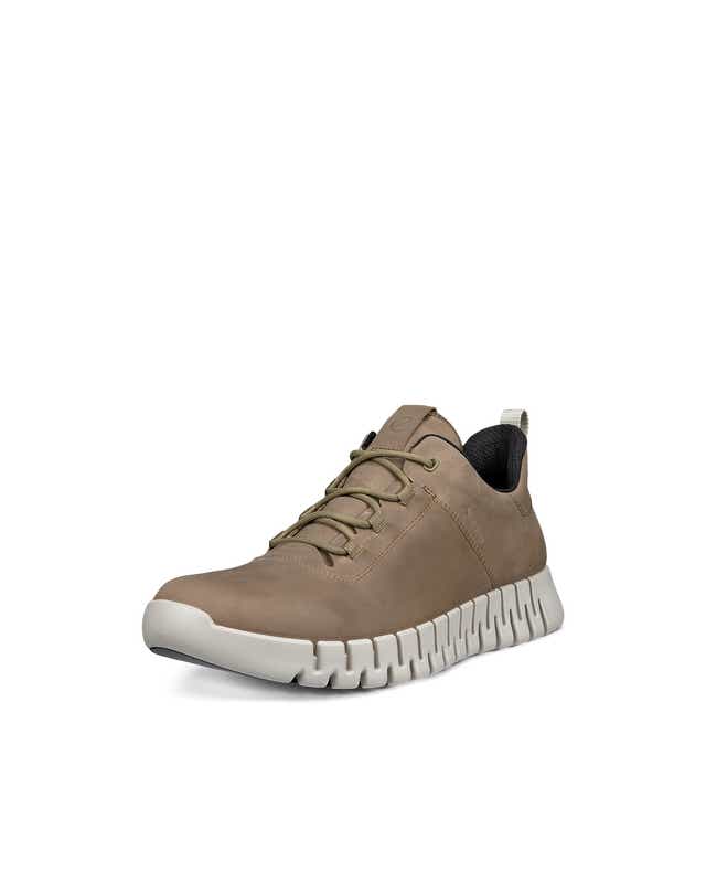 Men's ECCO® Gruuv Nubuck Gore-Tex Sneaker | Brown