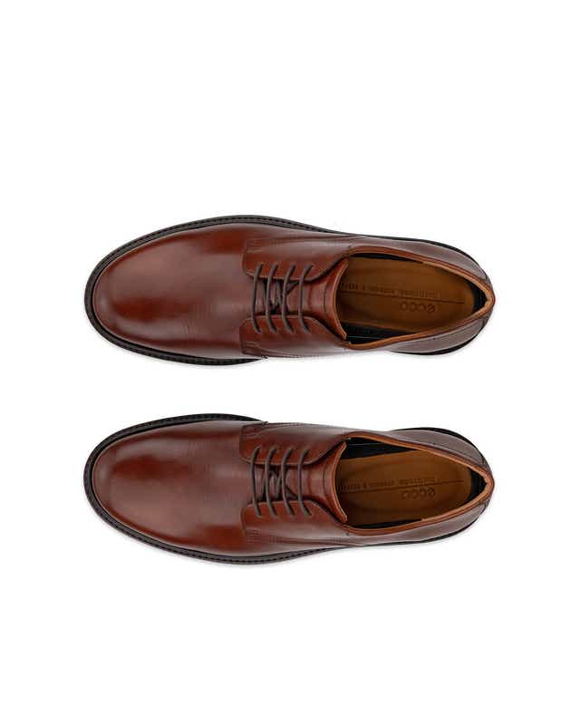 Men's ECCO® Metropole London Leather Derby Shoe | Brown