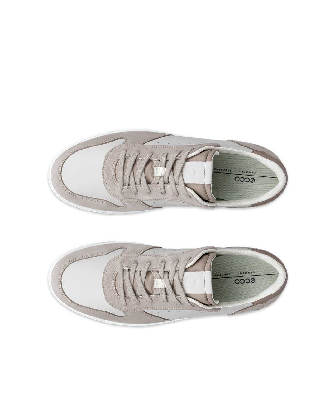 Men's ECCO® STREET LITE Leather Trainer | Brown