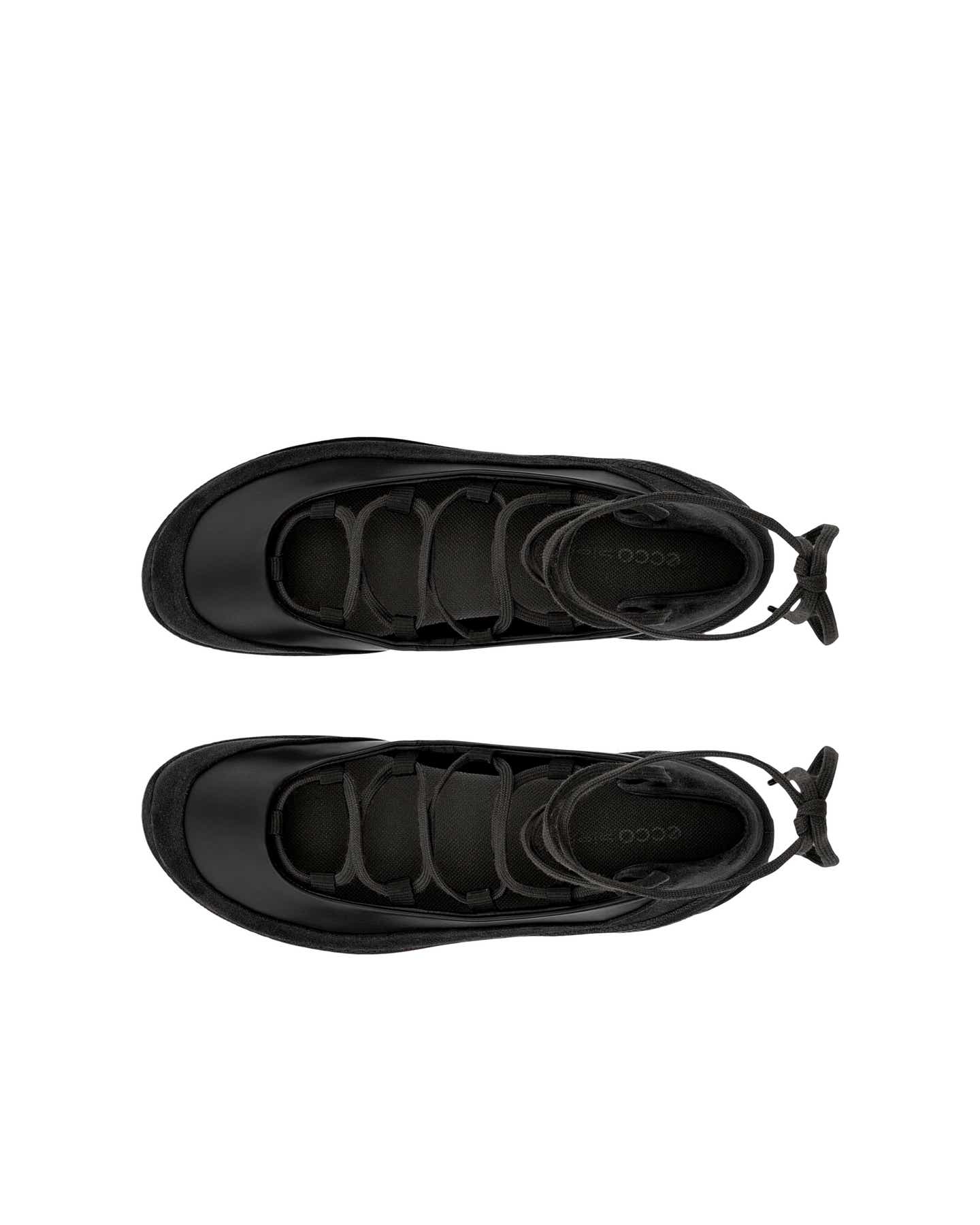 Women's ECCO® Biom Lite Leather Lace-Up Sneaker | Black