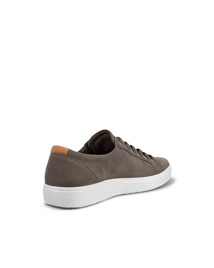 Men's ECCO® Soft 7 Nubuck Sneaker | Grey