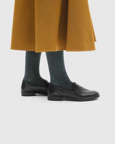 Women's ECCO® Dress Classic 15 Leather Loafer | Black