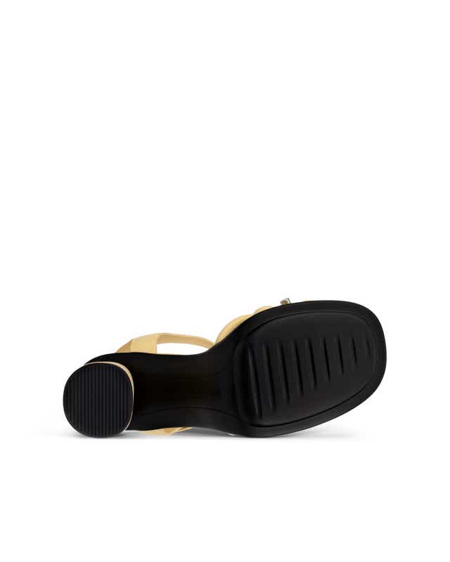 Women's ECCO® Sculpted Alba 65 Leather Heeled Sandal | Yellow