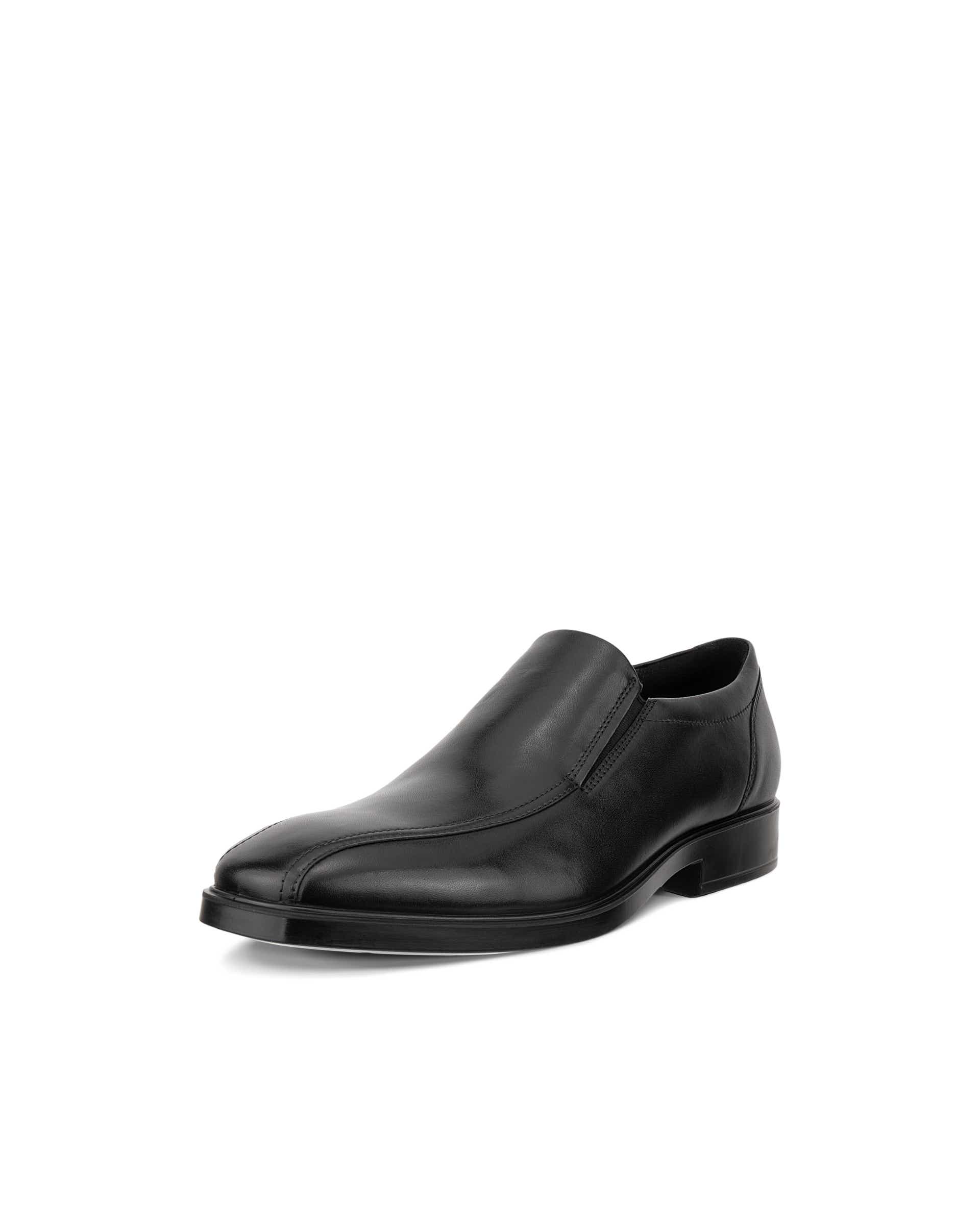 Men's ECCO® Metropole Milan Leather Slip-On Shoe | Black