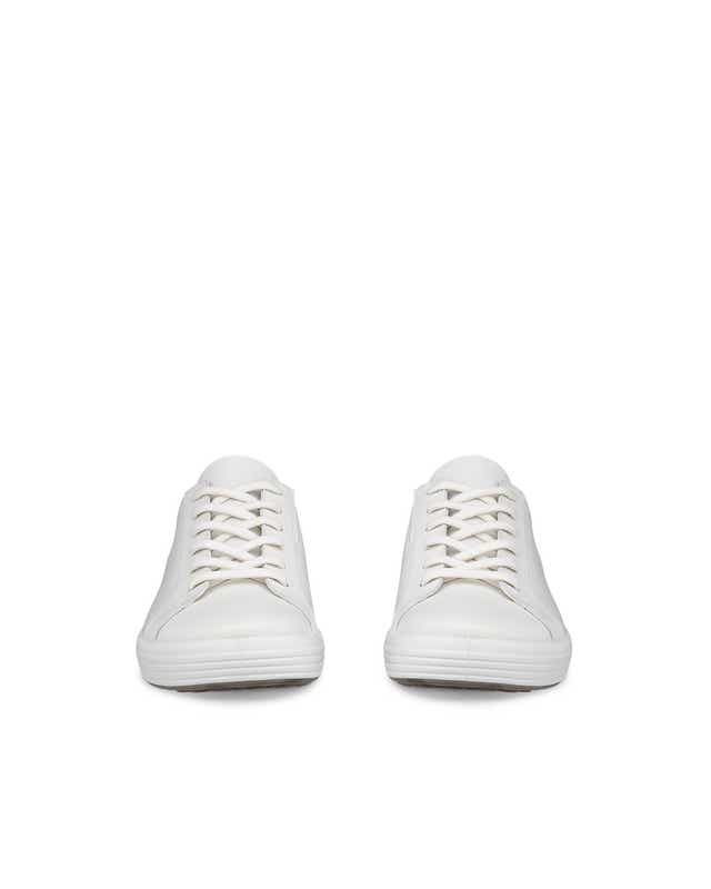 Men's ECCO® Soft 7 Leather Slip-In Sneaker | White