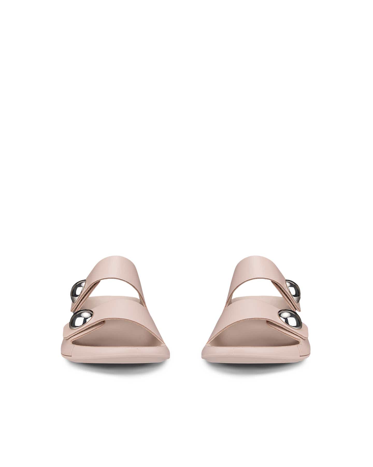 ECCO Cozmo Sandal Deco ウィメンズ レザー2ストラップサンダル | レッド