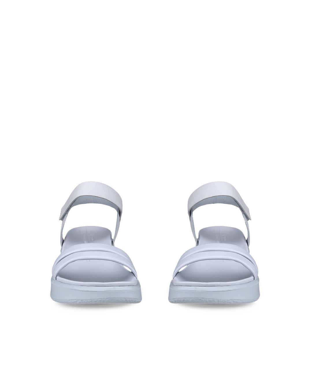 Women's ECCO® Flowt Wedge LX Leather Sandal | Blue