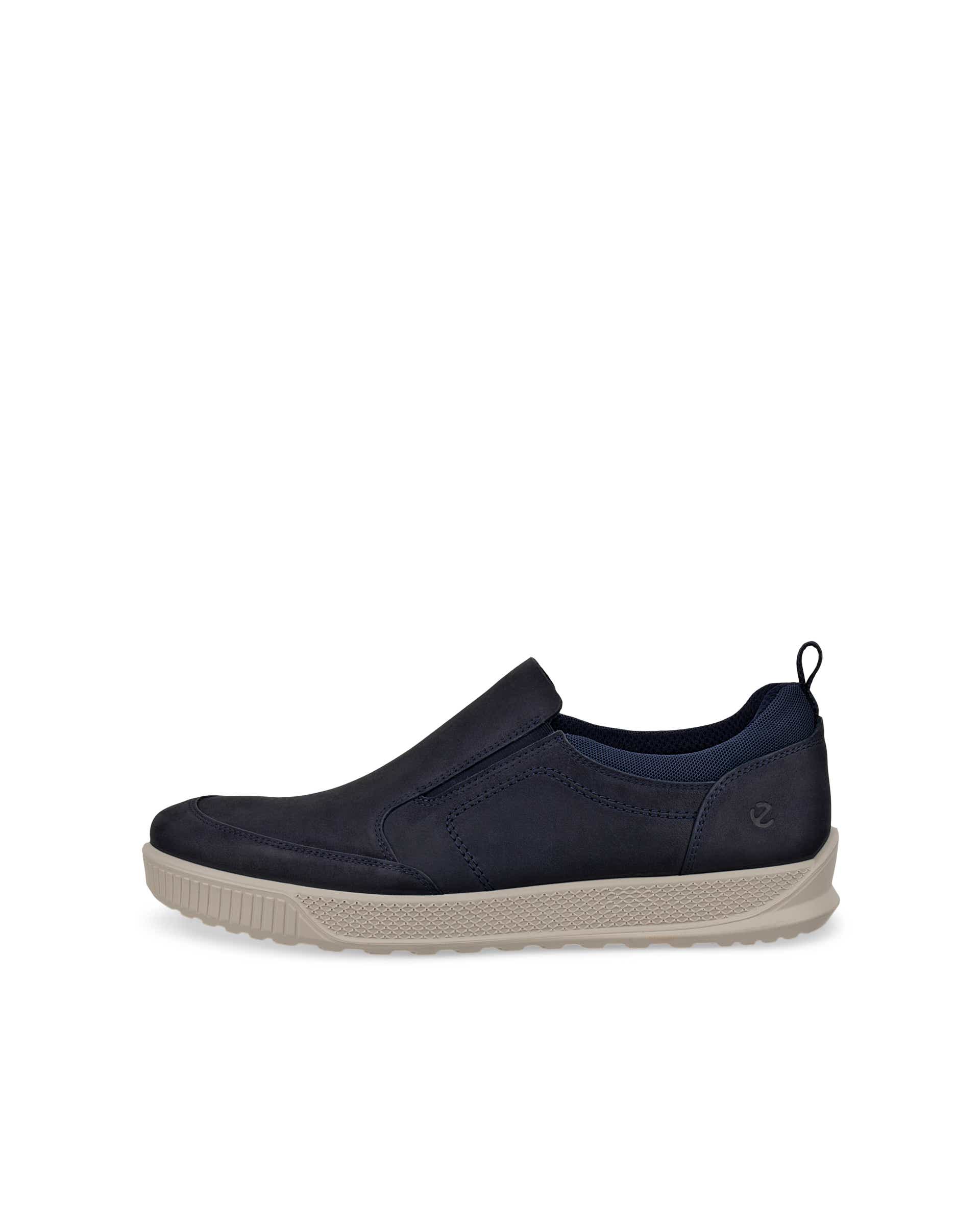 ECCO® BYWAY chaussures sans lacet en nubuck pour homme | Bleu