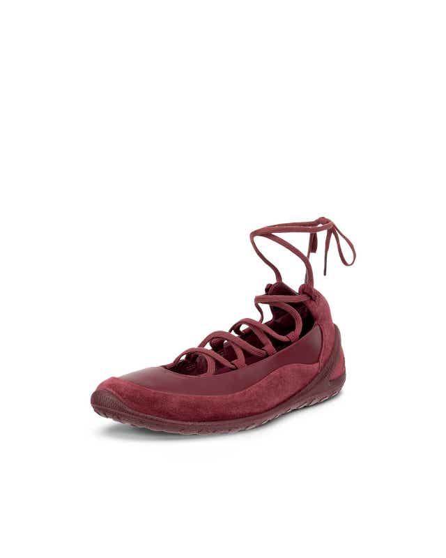 Women's ECCO® BIOM LITE Leather Ballerina | Red