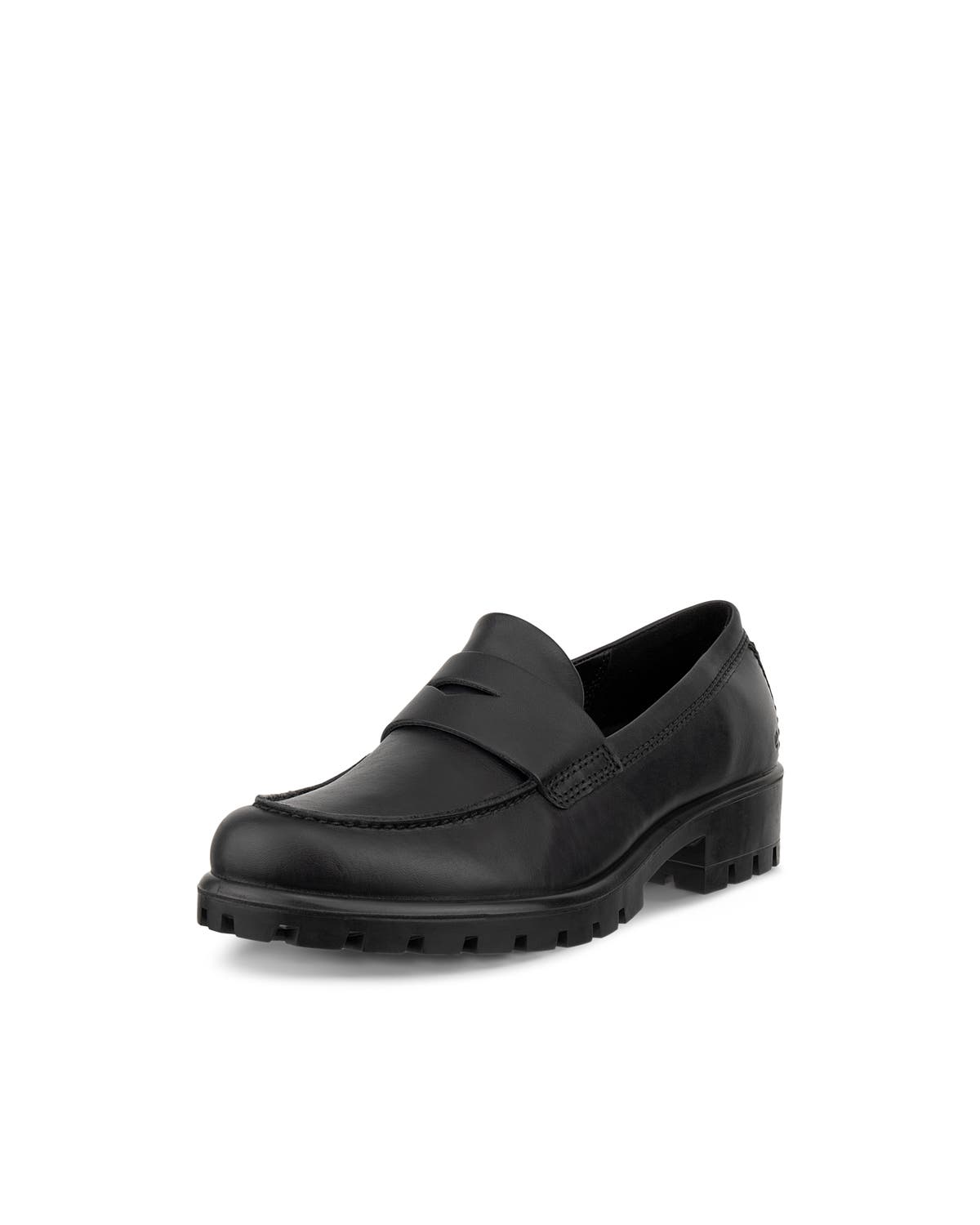 Women's ECCO® Modtray Leather Loafer | Black