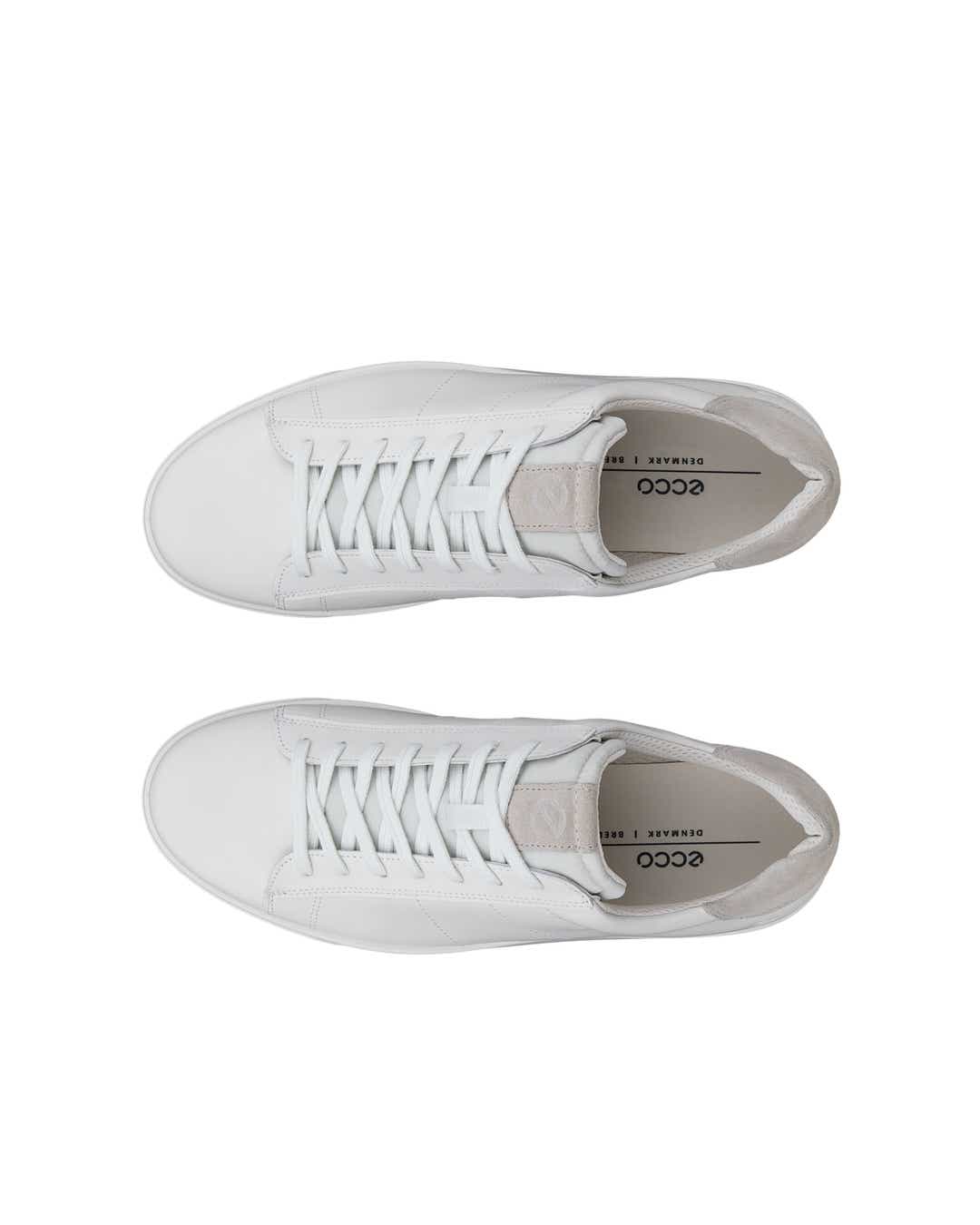 Men's ECCO® Street Lite Leather Sneaker | White