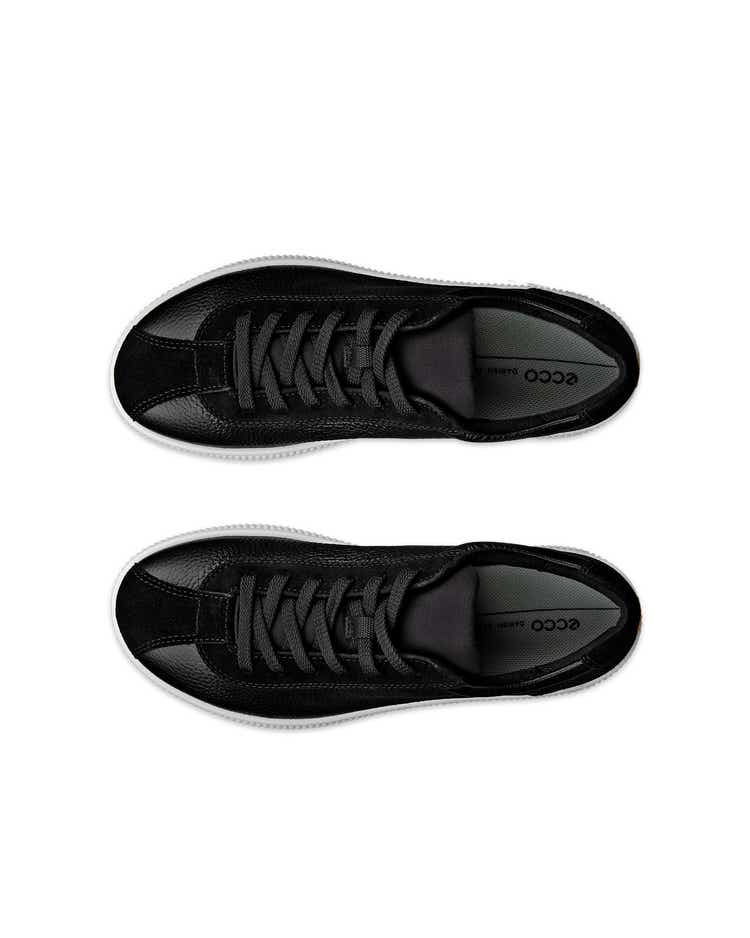 Women's ECCO® Soft Zero Leather Sneaker | Black