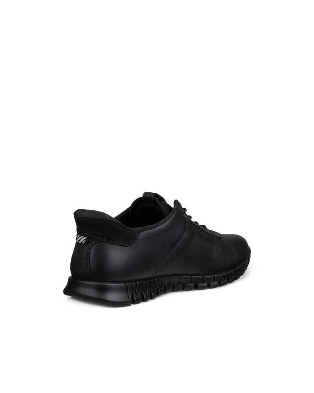 Women's ECCO® GRUUV LITE Leather Lace-Up Shoe | Black