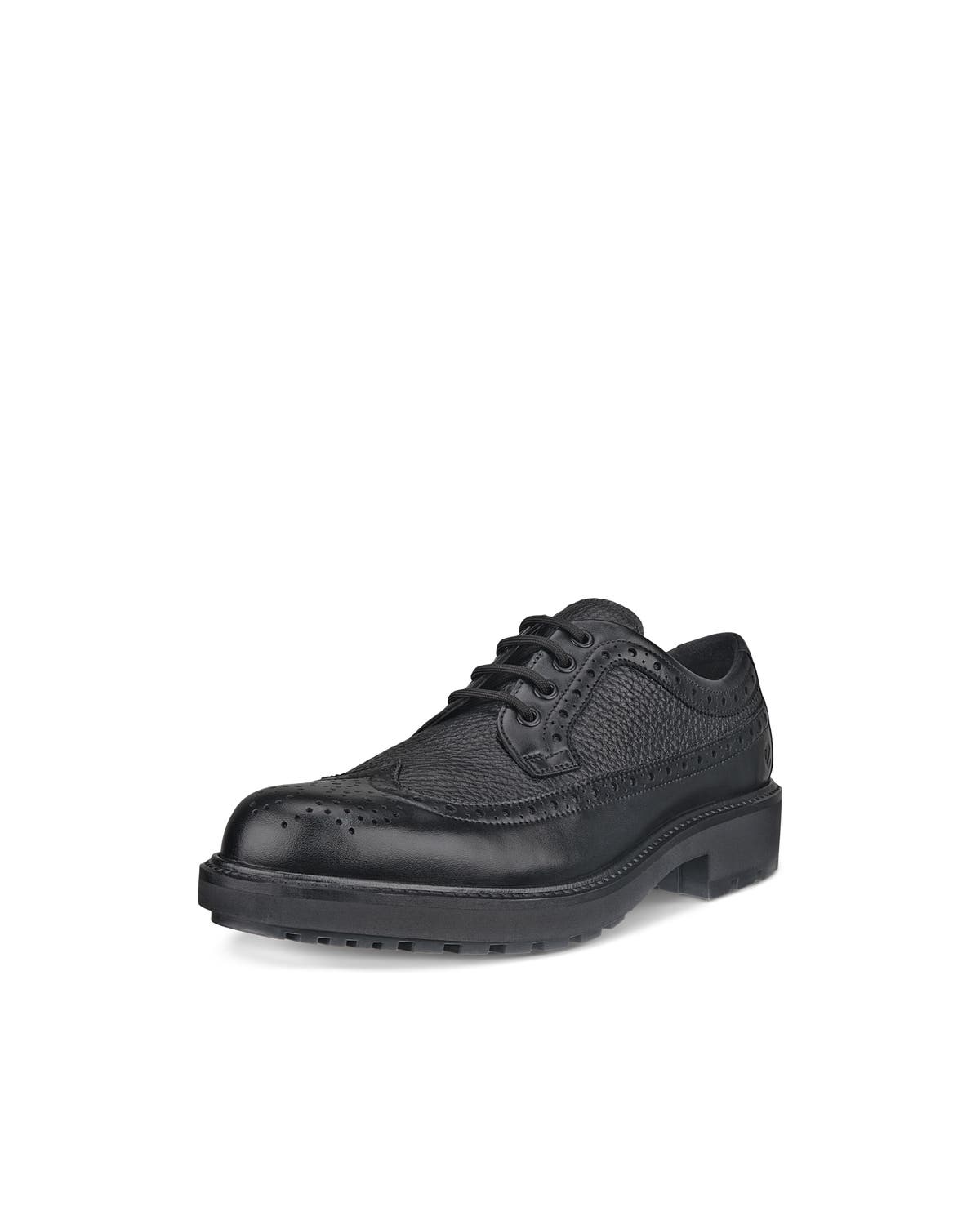 ECCO METROPOLE OSLO WINGTIP MEN'S BROGUE SHOE | Black